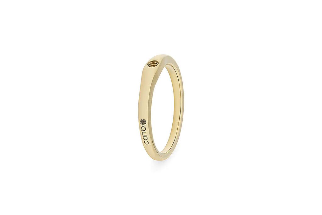 QUDO Gold Basic Fine Ring – House to Home Creations / H2H Apparel