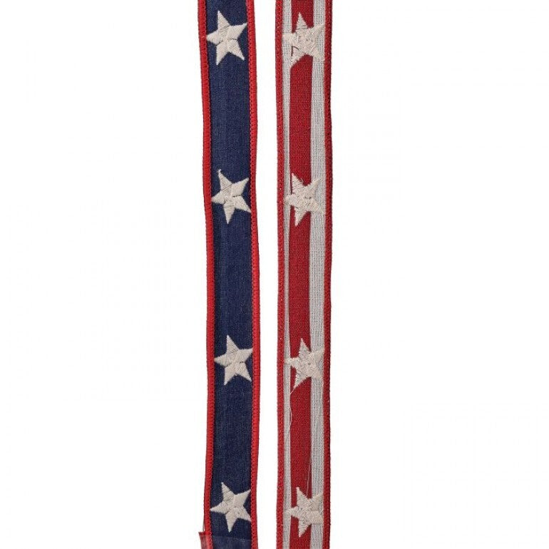 Americana Star Ribbon 1" - Sold by the Foot – House to Home Creations ...