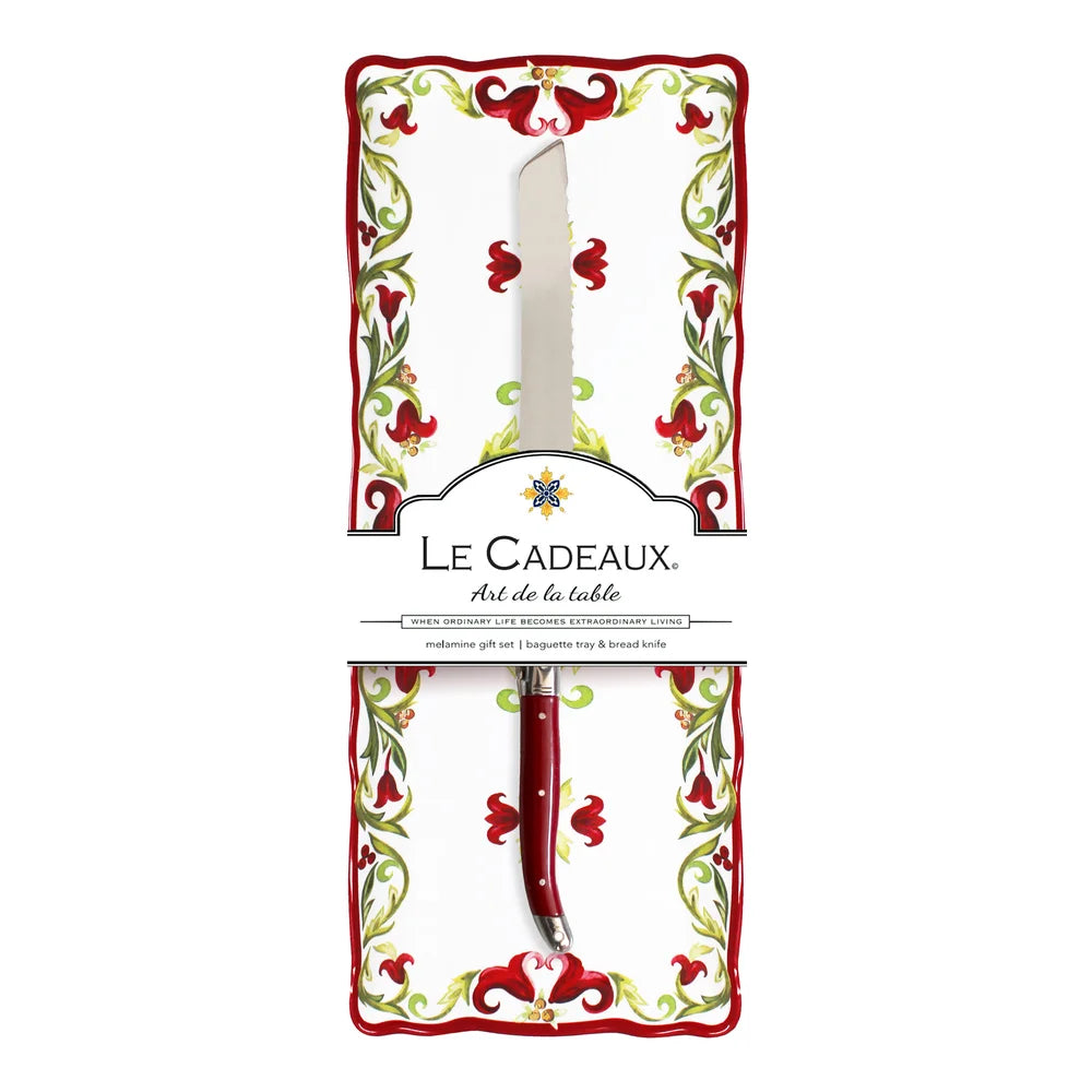 Le Cadeaux Vischio Baguette Tray Gift Set – House to Home Creations ...