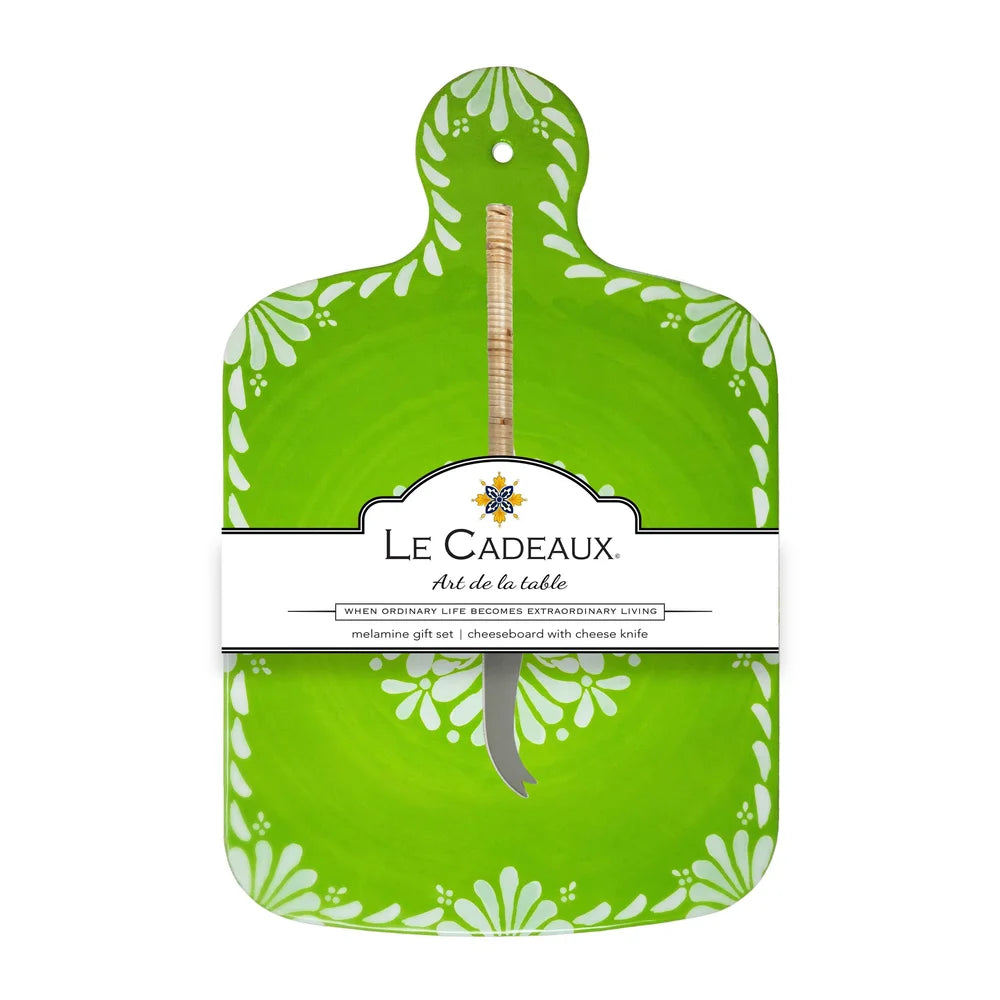 Le Cadeaux Paloma Green Cheeseboard Gift Set – House to Home Creations ...