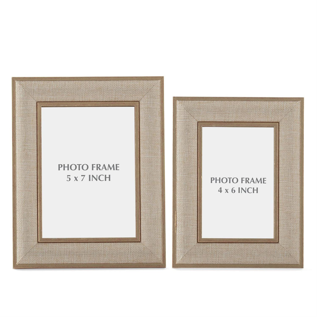 Gold Linen Photo Frames Assorted – House to Home Creations / H2H Apparel