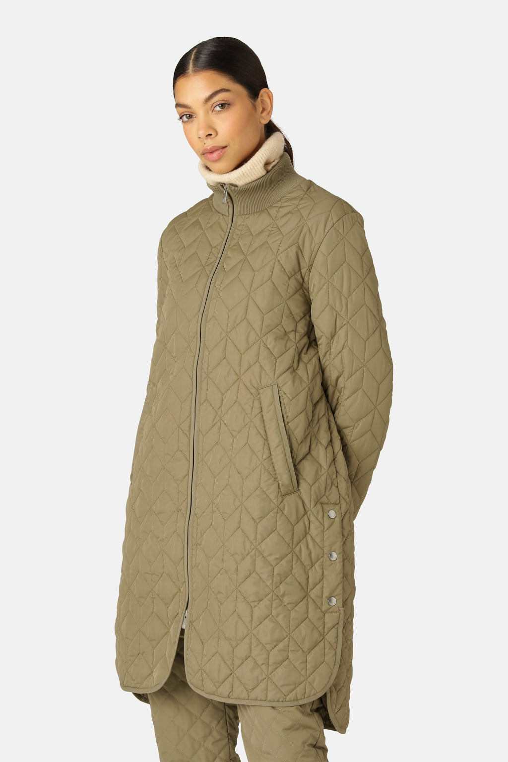 Ilse Jacobsen Padded Quilt Coat in Sage – House to Home Creations / H2H ...