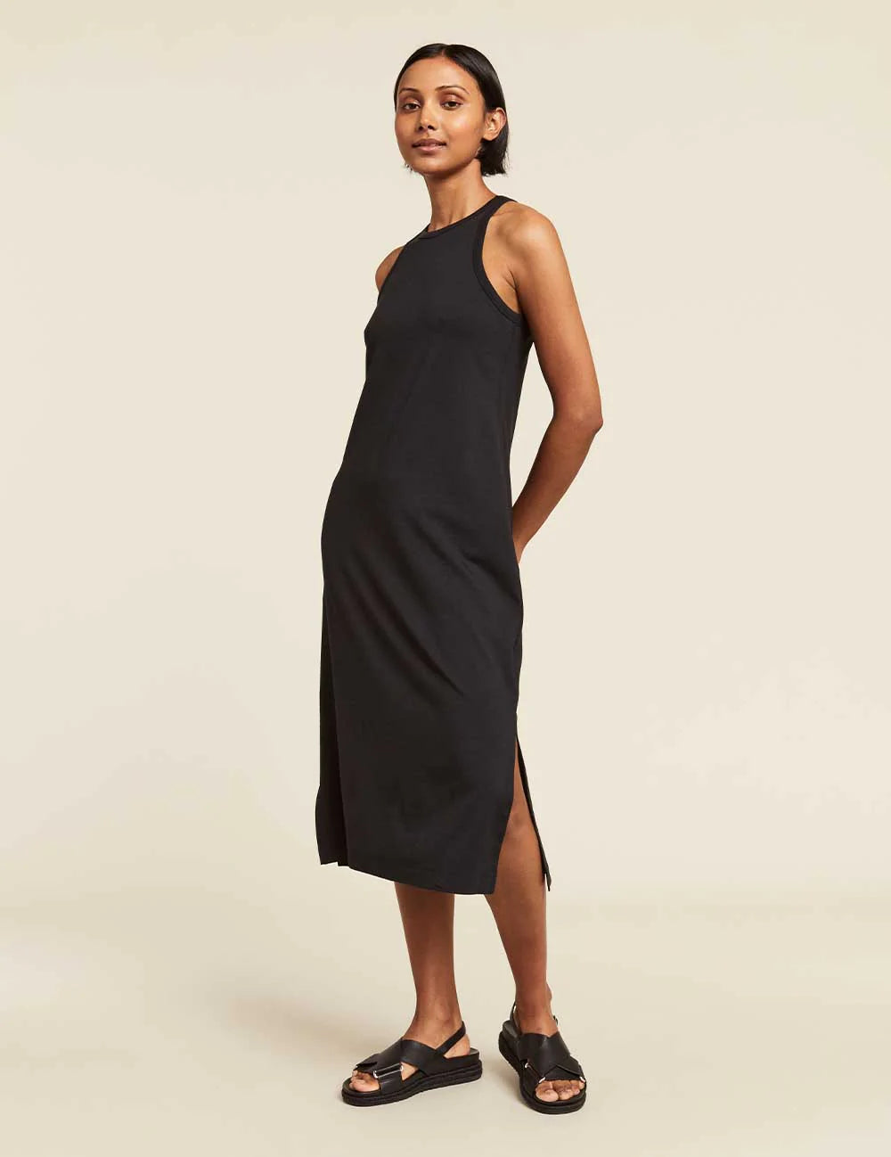 Boody Black Racerback Dress – House to Home Creations / H2H Apparel
